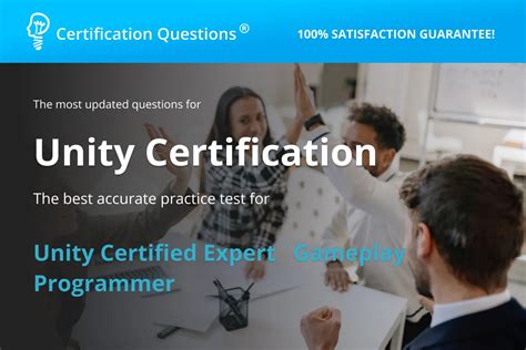 Guide To Prepare Unity Certified Programmer Practice Test