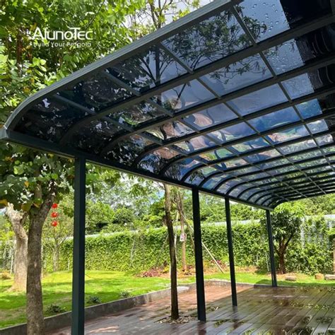 Alunotec Outdoor Patio Roofing Uv Protection Blue Solid Polycarbonate