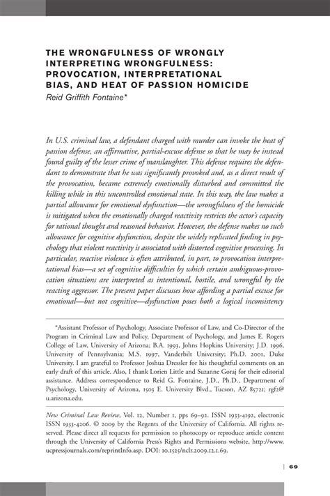 PDF The Wrongfulness Of Wrongly Interpreting Wrongfulness