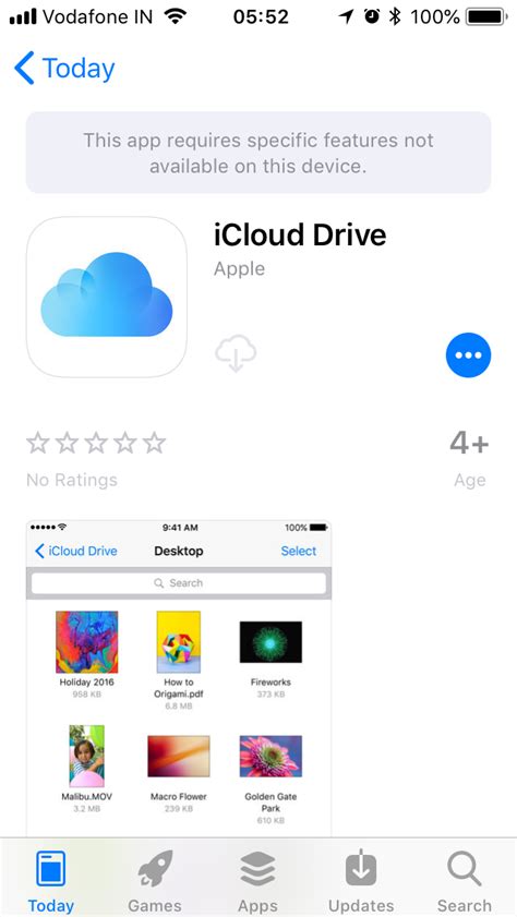 Iphone Problem Installing Icloud Drive App In Ios 11 Ask Different