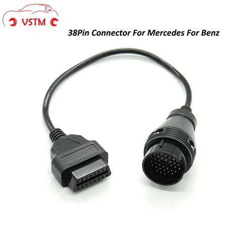 Aliexpress.com : Buy VSTM For MB 38 Pin to 16 Pin OBD2 OBD Diagnostic ...