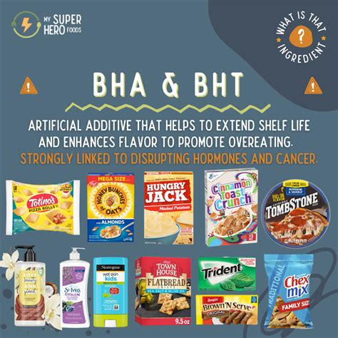 Bha And Bht My Superhero Foods