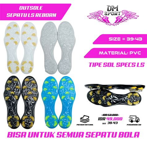 Jual Outsole Sol Telapak Sepatu Bola Sepcs Original Imfort Terbaru Size 39 43 Shopee Indonesia
