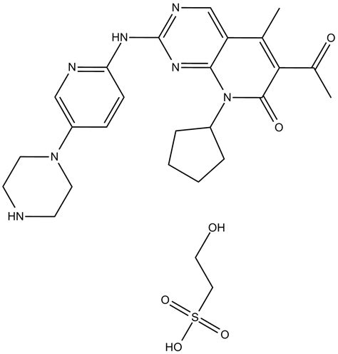 Palbociclib Pd0332991 Isethionate Selective Cdk46 Inhibitor Apexbio