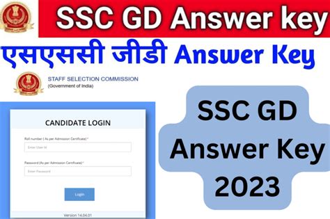 Ssc Gd Final Answer Key 2023 Download India Job Result