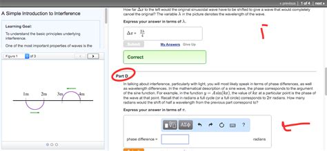 Solved A Simple Introduction To Interference Learning Goal