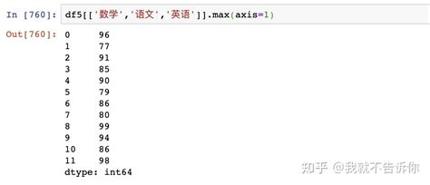 第 篇Pandas数据运算 知乎