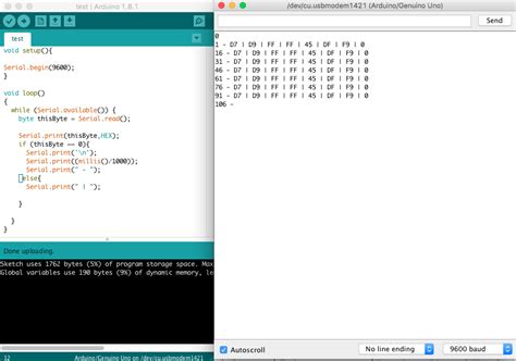 Serial Port Different Set Of Data Coming From Pc And From Arduino