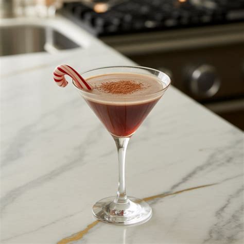 Peppermint Mocha Martini Cocktail Recipe Thirsty Tales