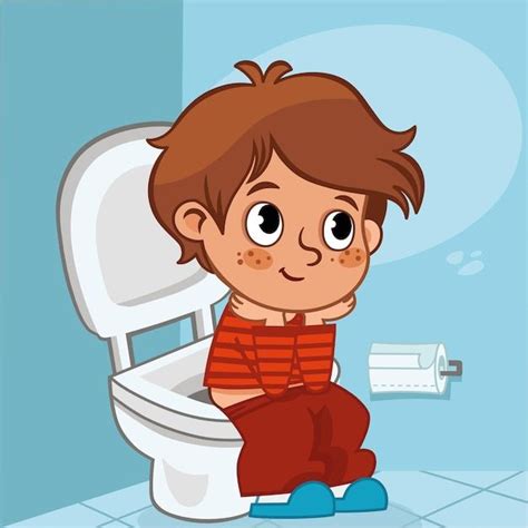 Ir Al Baño Dibujo Animado