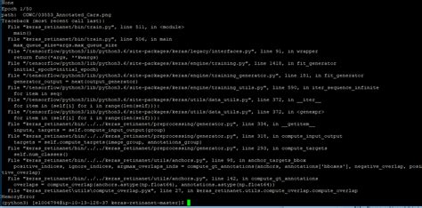 Memory Error Using Cowc Dataset · Issue 984 · Fizyrkeras Retinanet