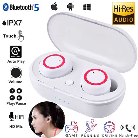 Tws Earphone Hifi Bluetooth 5 0 Wireless Earbuds Stereo Game Headset