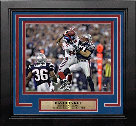 David Tyree Super Bowl Xlii Helmet Catch New York Giants 11 X 14