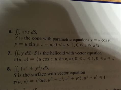 Solved Integral Integral S Xyz Ds S Is The Cone With