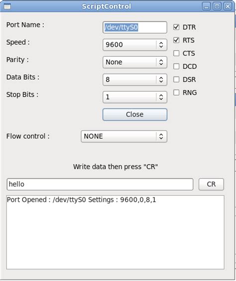 Gambas Linux Software Engineering Serial Comm Rs232 Port Interface Gambas2