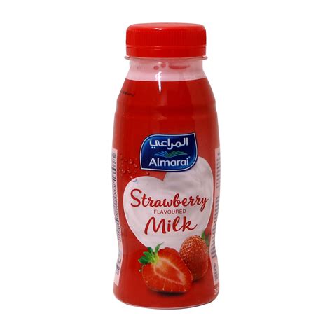 Almarai Flavoured Milk Strawberry 250 Ml Online At Best Price Lulu Kuwait
