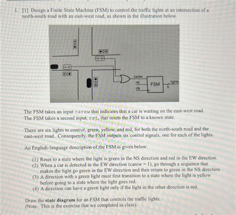 Solved 1 1 Design A Finite State Machine Fsm To Con