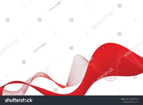 Red Wave Lines Pattern Abstract Background Stock Vector Royalty Free 2180905549 Shutterstock