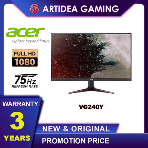 Acer Nitro Vg Y Freesync Ips Ms Vrb Fhd Hz Gaming Monitor Shopee Malaysia