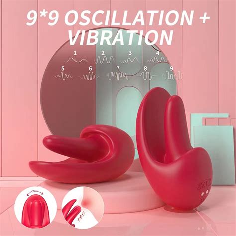 Tongue Shape Licking Nipples Clit Stimulation Vibrators For Women Eroship