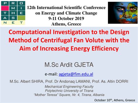 Pdf Computational Investigation To The Design Method Of Centrifugal