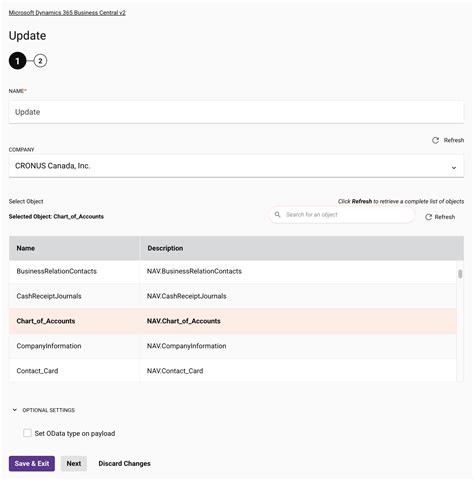 Microsoft Dynamics 365 Business Central V2 Update Activity