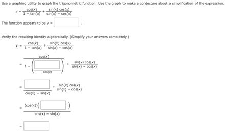 Solved Use A Graphing Utility To Graph The Trigonometric Chegg