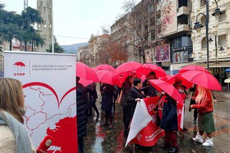 Традиционалниот Марш на црвените чадори Сексуалните работнички бараат хуман и еднаков третман