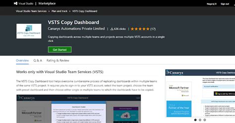 tfs vsts devops azure xamarin blogs vsts copy dashboard tool