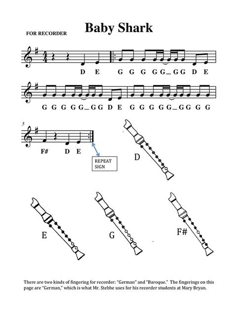 Music Notes For Baby Shark At Amanda Okane Blog