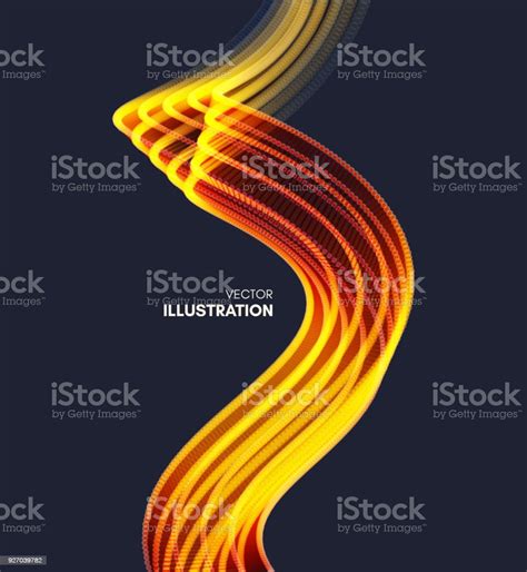물결 모양 배경 모션 효과 함께입니다 3d 기술 스타일입니다 벡터 일러스트입니다 음파에 대한 스톡 벡터 아트 및 기타 이미지 음파 배경 주제 추상적인 Istock