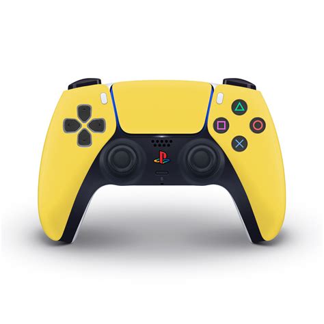 Retro Ps Yellow Ps5 Controller Skin Ko Custom Creations