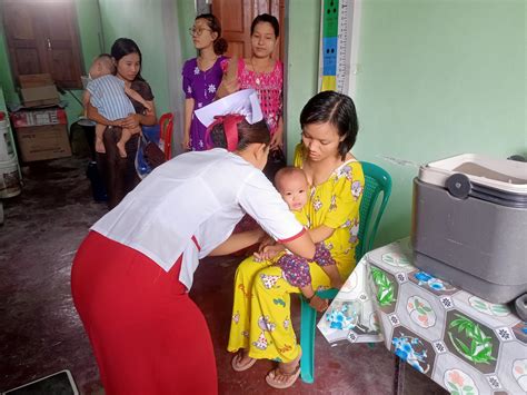 မြေပုံမြို့၌ မိခင်နှင့်ကလေးကျန်းမာရေးဌာနမှ ကိုယ်ဝန်ဆောင်အမျိုးသမီးများ၊ အသက် ၂ လမှ ၂ နှစ်အောက