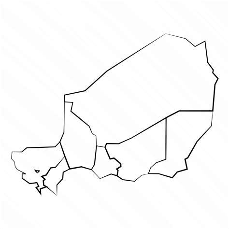 Hand Drawn Niger Map Illustration 25841848 Vector Art At Vecteezy