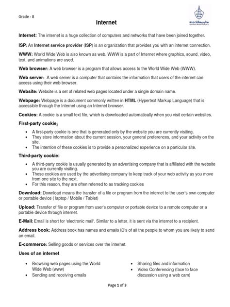internet pdf world wide web internet and web