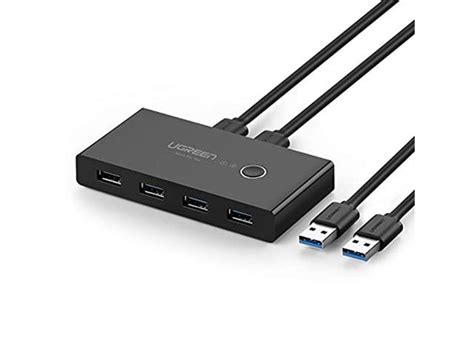 Buy Ugreen Usb 3 0 Switch Selector 4 Port 2 Computers Peripheral Switcher Adapter Hub For Pc