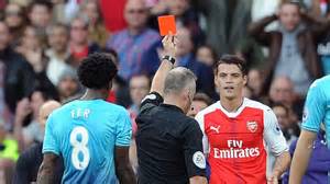 Granit Xhakas Red Card History After His Ninth Sending Off In Three
