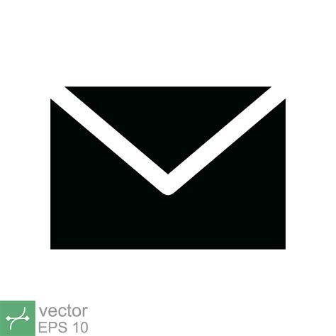 Email Icon Simple Flat Style Envelope Mail Services Contacts Message Send Letter Mailbox