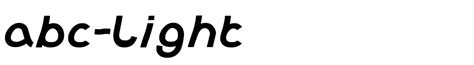 Abc Light Font
