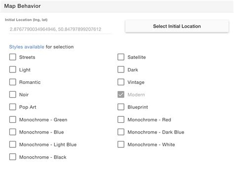 Map Customily