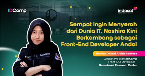 lebih berkembang sebagai front end developer setelah belajar dalam
