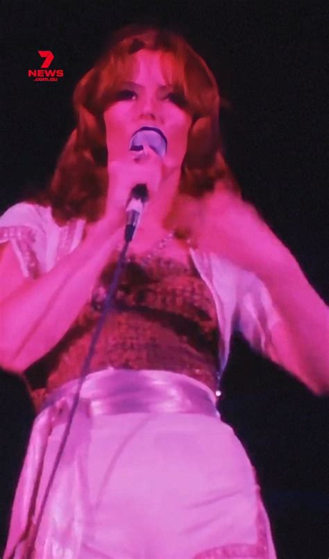 Anni Frid Lyngstad The Abba Brunette Adelaide 1977