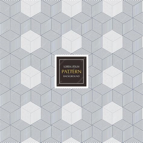 Premium Vector Abstract Cube Shape Line Pattern Background