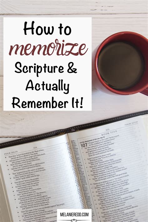 How To Memorize Scripture Actually Remember It
