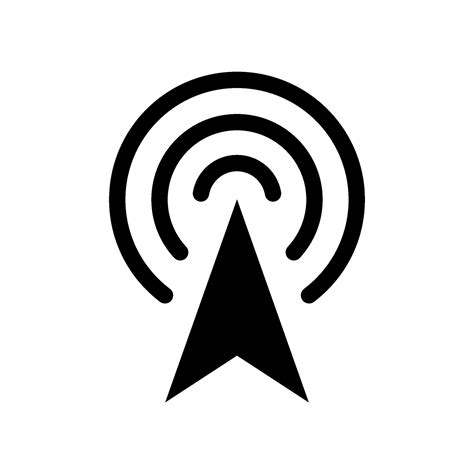 Antenna Icon Vector Symbol Design Illustration 26197988 Vector Art At