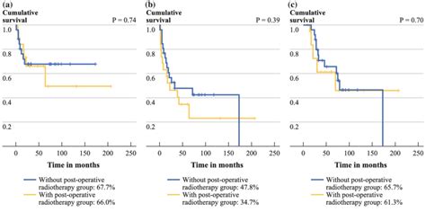 Regional Free Survival Curves A Disease Free Survival Curves B