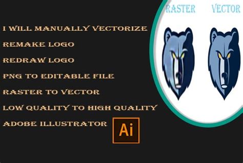 manual vector tracing and logo remake