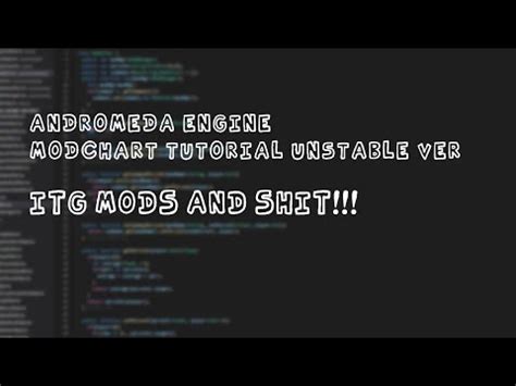 FNF Coding Tutorial How To LUA MODCHART ANDROMEDA YouTube
