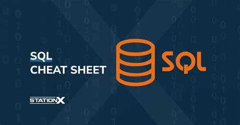 Sql Cheat Sheet For Everyday Tasks Rsql