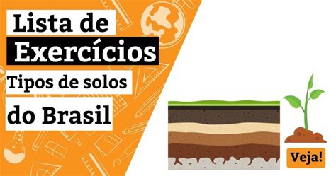 Exercícios Sobre Os Tipos De Solos Do Brasil